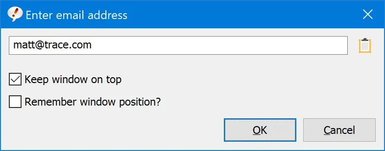PhraseExpress - Manual text input